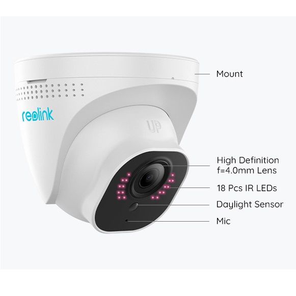 Reolink D800 4K dome kamera PoE