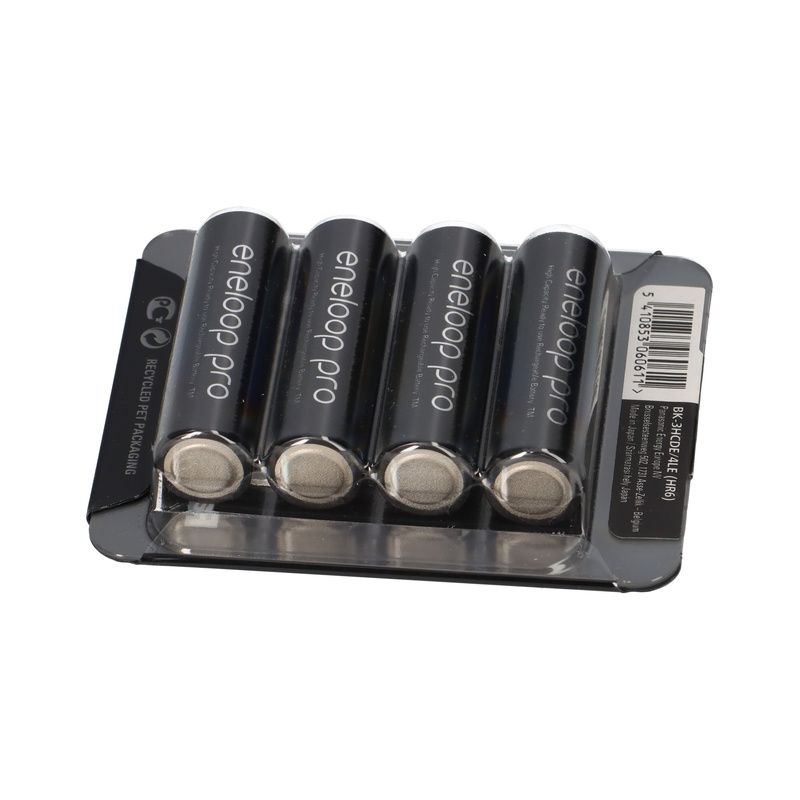 Panasonic Eneloop Pro Aa 2500mah Genopladelige Batterier 4 Stk Pakke