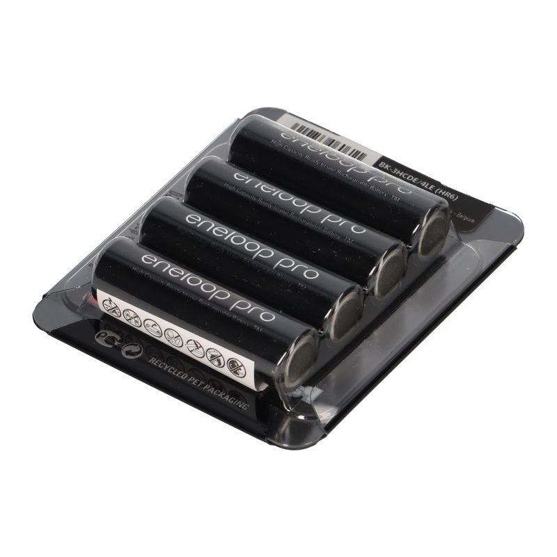 Panasonic Eneloop Pro Aa 2500mah Genopladelige Batterier 4 Stk Pakke