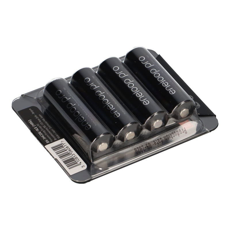Panasonic Eneloop Pro AA 2500mAh genopladelige batterier - 4 stk. pakke