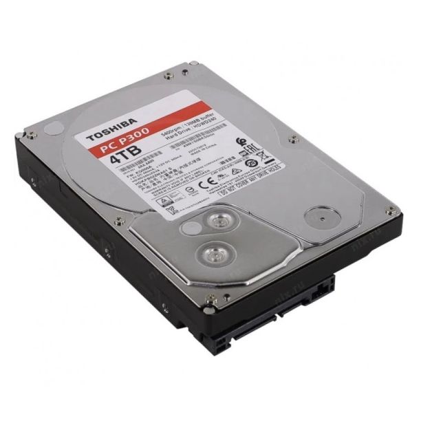 Toshiba 4TB SATA 6Gb/s - HDWD240UZSVA - høj ydelse